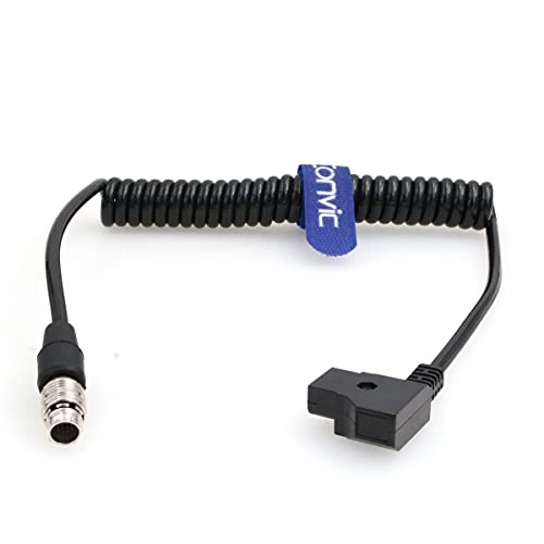 Eonvic D-Tap to 20 Pin Hirose Cable for Fujinon Cabrio Lens (Coiled ...