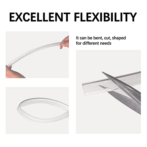 Snapklik.com : PVC Vinyl Tubing, 1/2 ID X 5/8 OD Plastic Industrial ...