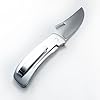 Amazon.com : elmo Monobloc Folding Frame Lock Knife, All Polished Piece ...