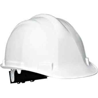 Volman White HDPE Plastic Safety Helmet (Pack of 8, 55-62 cm) : Amazon ...
