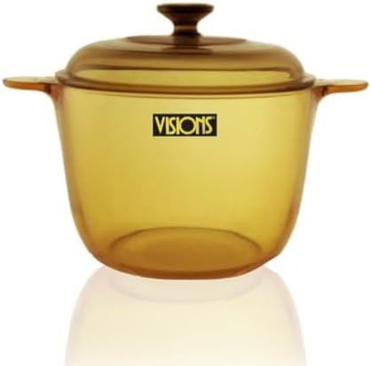 Visions 1.5 Litre Pyroceram Reverse Square Casserole with Glass Cover ...
