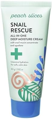 Amazon.com: Peach Slices Snail Rescue All-In-One Deep Moisture Cream ...