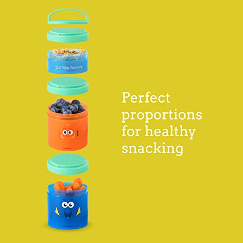 Snapklik.com : Whiskware Disney Pixar Stackable Snack Containers For ...