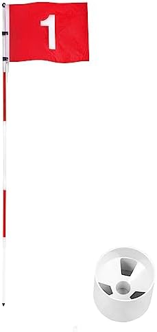 Amazon.com : Golf Flag 6 FT, Golf Flagstick for Putting Green, Golf Pin ...