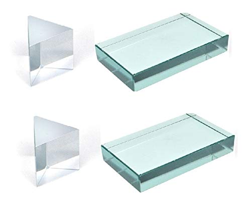 ERH India Glass Slab, Prism (50 x 50 mm) - Pack of 2 : Amazon.in: Home ...