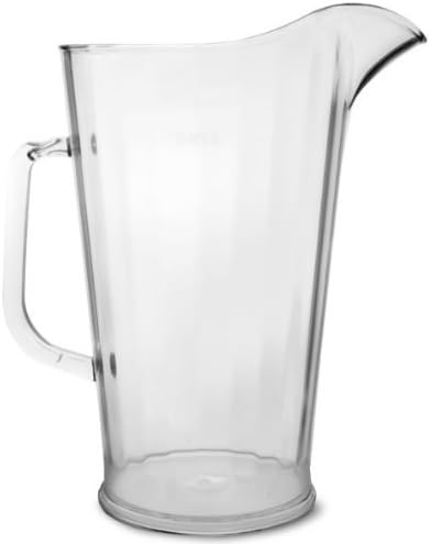 AIOS 4 Pint Hard Plastic Jug/Pitcher. Dishwasher Safe (2.2L / 4 Pints ...