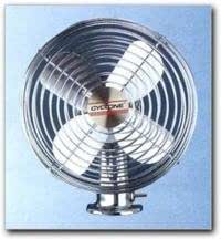 Carrand 30051 12 Volt Deluxe H.D. Fan, 2-SPD, Chrome, Steel Blade (4 ...