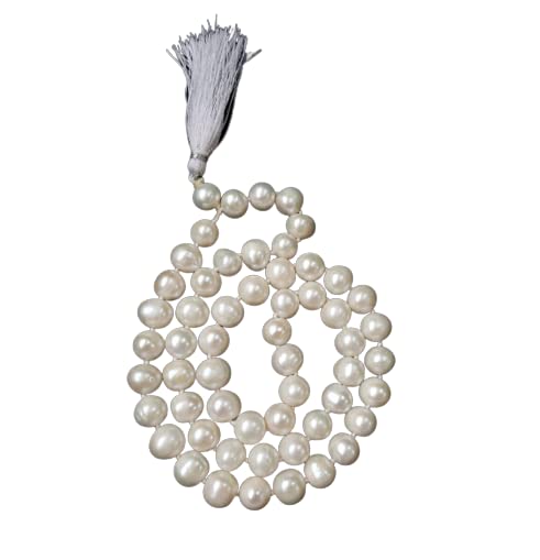 Gemstone Gallery Safed Moti Ki Mala South Sea Pearl Mala Original ...