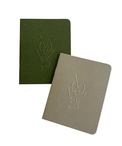 Amazon.com : SOLE PAPER CO. Embossed Vow Books, His & Her Unisex ...