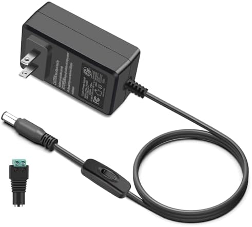 Amazon.com: TKDY 24V 1A Power Supply, AC 100-240V to DC 24Volts 1A 0.5A ...