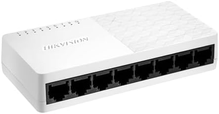 Hikvision 8 Port Gigabit Ethernet Network Switch with 8 10/100/1000 ...