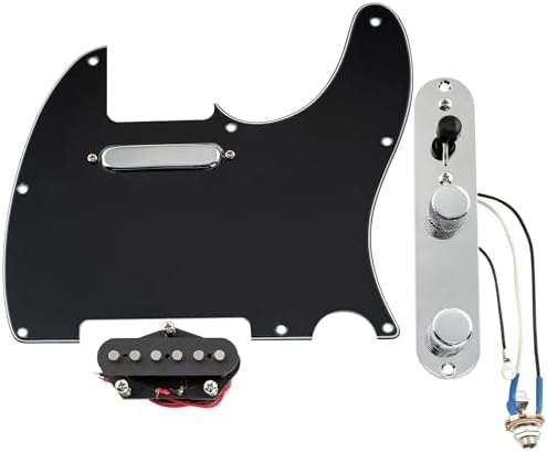 Amazon.com: Musiclily Pro Pre-wired Standard Tele Pickguard and Loaded ...