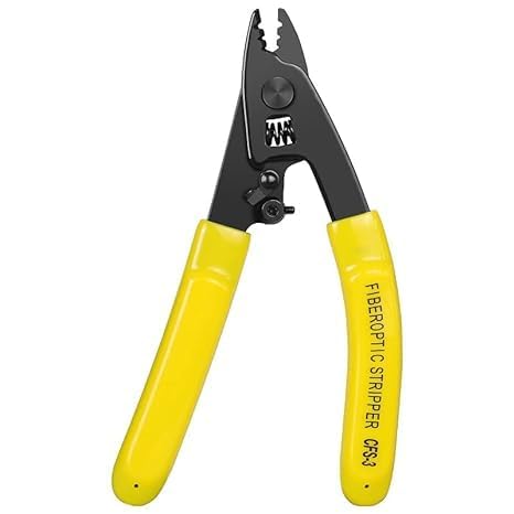 CFS-3 Wire Cutter and Stripper - 3 Hole Fiber Optic Stripping Pliers ...