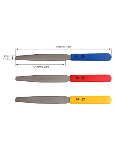 Snapklik.com : Tapered Nut Files Double Edge Nut Slotting Files Set ...
