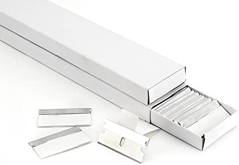 Amazon.com: FOSHIO 200PCS Stainless Steel Single Edge Razor Blades ...