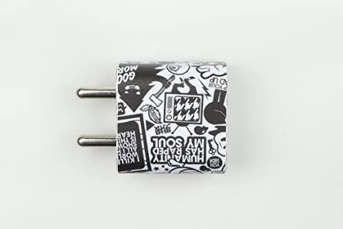 Amazon.in: Buy Black and White Abstract Art wrap Skin Sticker for Apple ...