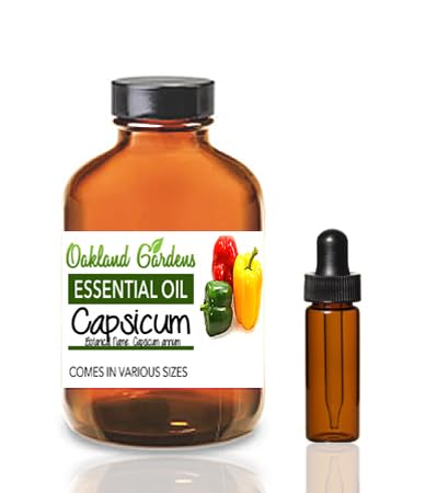 Amazon.com: Oakland Gardens Capsicum Essential Oil - 100% Pure ...