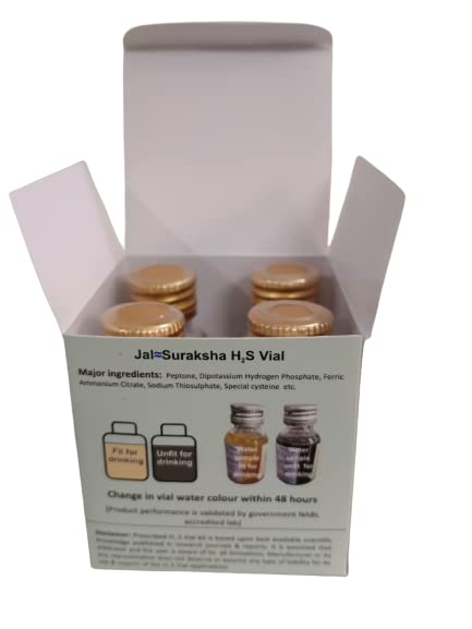 JalSuraksha H2S Vial (Bacterial contamination test kit in drinking ...