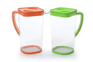 Xiran Water Jug Plastic, 2 litres Bpa Free Food Grade Jug with Lid ...