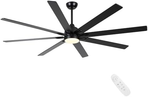 Amazon.com: Hunter Fan 72 inch Casual Black Indoor/Outdoor Ceiling Fan ...