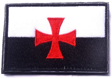 Amazon.com: Knights Templar Military Patch Fabric Embroidered Badges ...