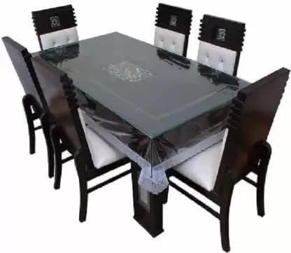 Buy Sajid Designs Transparent Table Cloth|Center Table Cover|Round ...