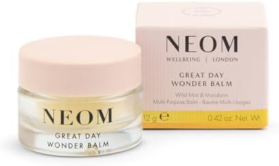 NEOM - Great Day Wonder Balm, 12g | Smoothing Moisture for Lips & Dry ...