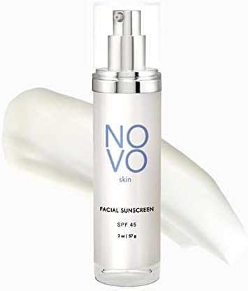 Amazon.com: NOVO skin Collagen Boosting Sunscreen + Moisturizer SPF 45 ...