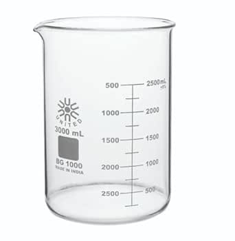 United Scientific™ BG1000-3000 Borosilicate Laboratory Grade Glass ...