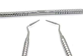 ADDLER Dental Perio File Hand Instrument Double Ended. Premium Solid 6 ...