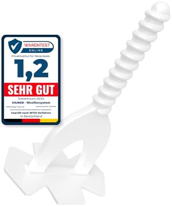 Hainer® Premium Fliesen Nivelliersystem 2mm Set – 300-teiliges Fliesenverlegehilfe Set, Fliesen ...