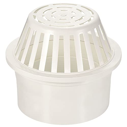 PATIKIL Duct Pipe Connector Flange 165mm OD, PVC Straight Insert Floor ...