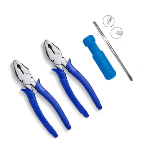 Red Champion 2 Pck Plier (Length 8.5 Inch) Pilaas With 2in1 Screwdriver ...