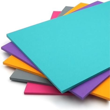Rothmill A4 Coloured Card Stock, 175gsm Weight and 230 Micron Thickness ...
