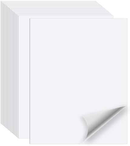 Amazon.com : YEGAWEN Printable Sticker Paper for Inkjet Printer, 8.5" x ...