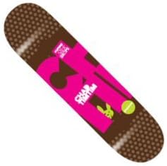 Amazon.com : Popwar - Bold Slick Drop Tim Tim Skateboard Deck (7.625" x ...