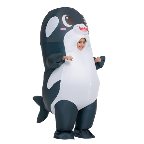 Spooktacular Creations Inflatable Costume for Kids, Air Blow - Want It All