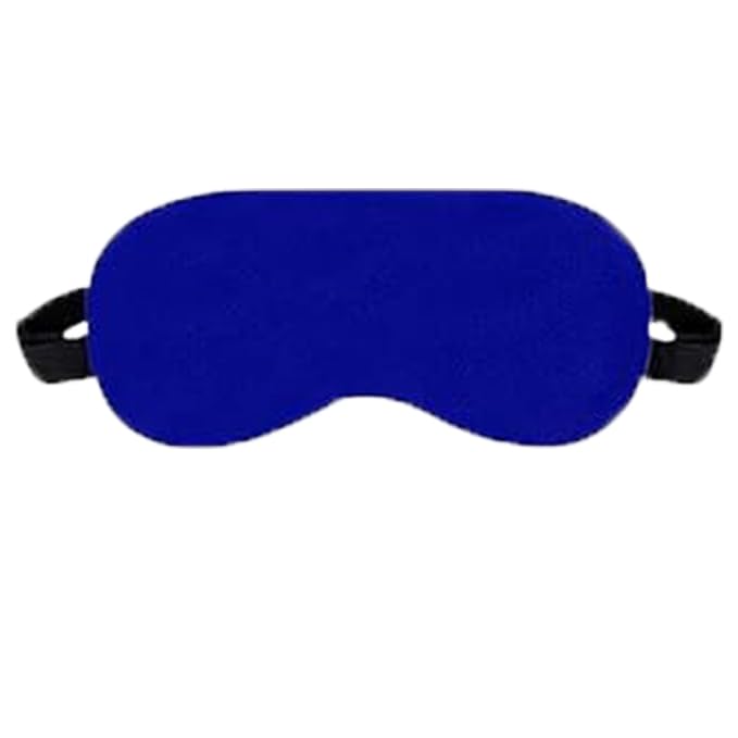 Buy BigPlayer Blue Luxury Silk Sleep Eye Mask for Women & Men - Soft ...