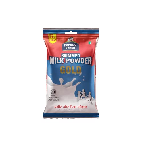 Farmer Fresh Pure & Premium Skimmed Milk Powder Gold 1Kg | No Added ...