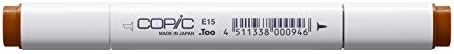 Amazon.com: Copic Marker with Replaceable Nib, E15-Copic, Dark Suntan