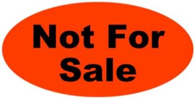 Amazon.com : Not for Sale Labels | Food Packaging Stickers | 1.5"x1 ...