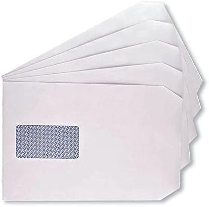 Q-Connect C5 Envelopes Window Pocket Self Seal 100gsm White (Pack of ...