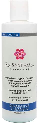 Amazon.com: Rx Systems PF Reparative Facial Cleanser 8 oz, Repairs Skin ...