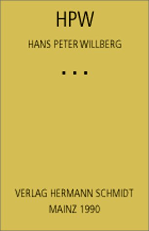 HPW Hans Peter Willberg. Das "goldene Büchlein" : Willberg, Hans Peter ...