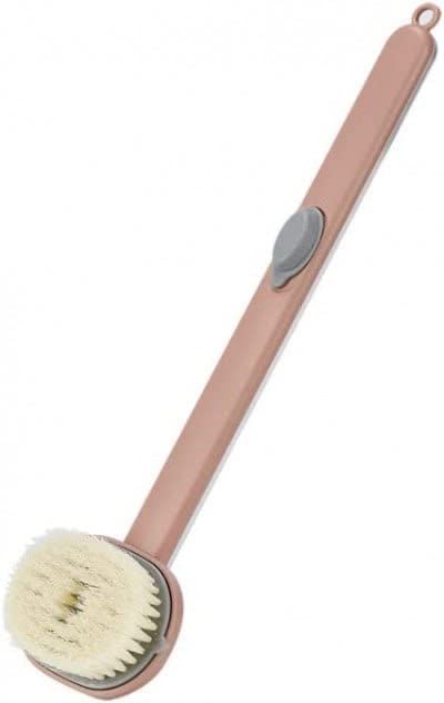 HR HUB Long Handle Liquid Bath Brush - Back Bath Brush with Storage for ...