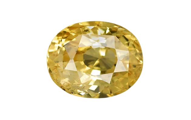 Royal Gems Pushkaraj Stone Original Certified 2.5 Carat for Female ...