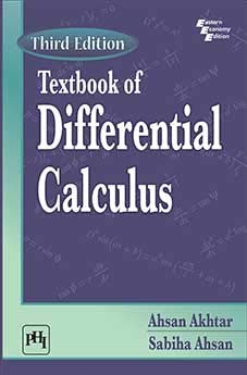 Textbook of Differential Calculus: AKHTAR/AHSAN: 9789389347715: Amazon ...