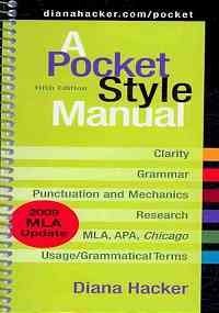 Amazon.com: Pocket Style Manual 5e with 2009 MLA Update & Bedford/St ...