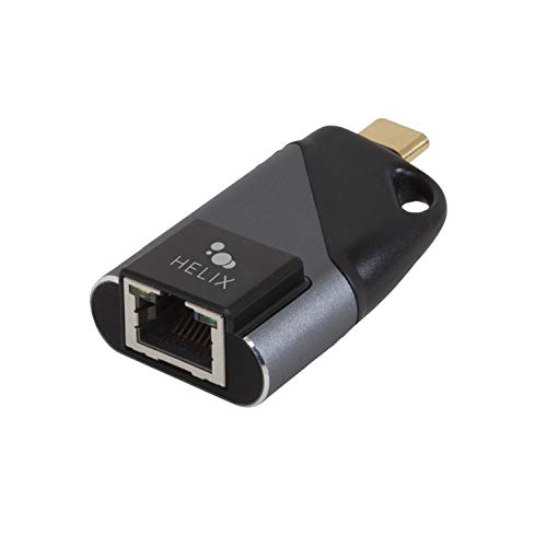 Helix USB Connect USB-C to Ethernet Adapter, 1GBPS Connection Speed ...