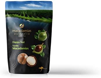Amazon.com : Macadamias Australia Happy Nut Vanilla Macadamia 225g : Grocery & Gourmet Food